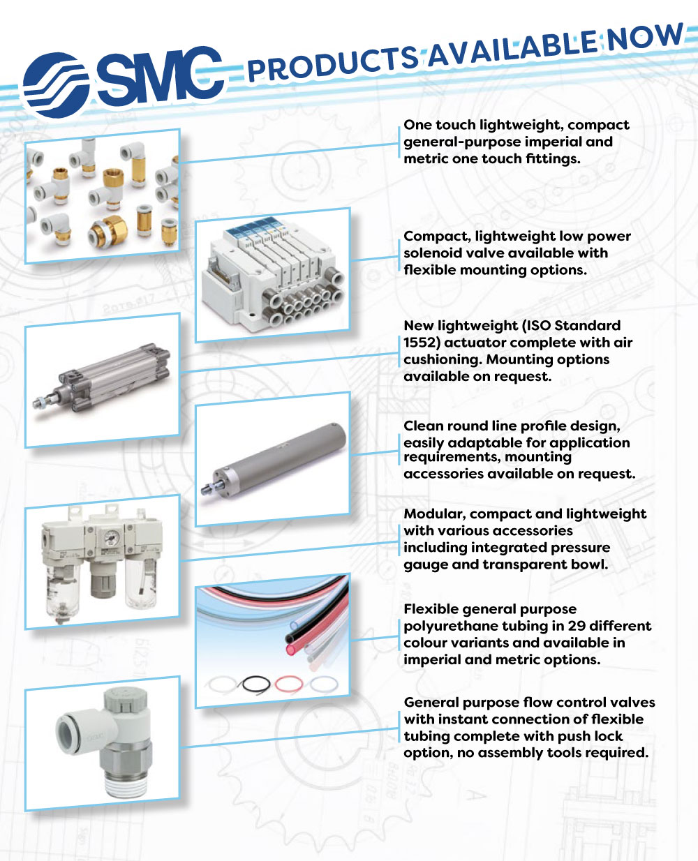 SMC control systems and equipment now available - Ashley Bearings Ltd