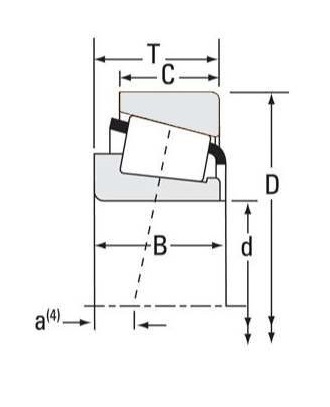TIMKEN Taper Roller Bearing 417/414 - Ashley Bearings Ltd