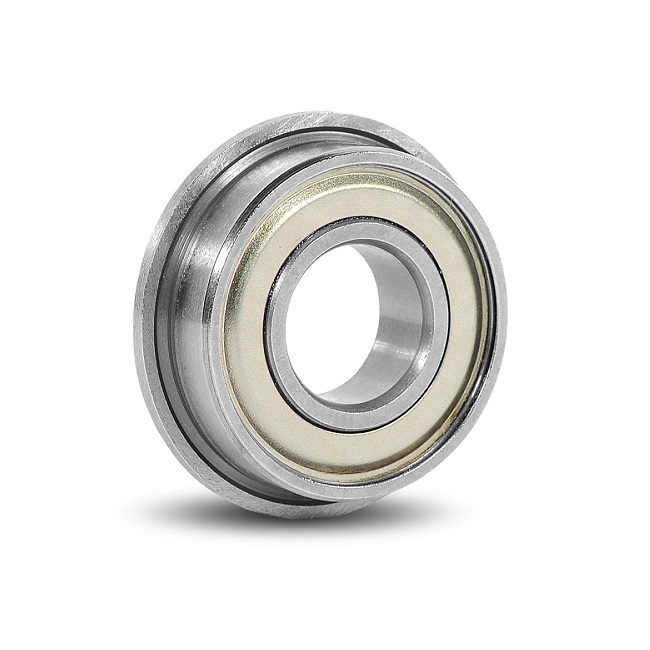 SF624-2Z Budget Flanged Stainless Steel Shielded Miniature Ball Bearing ...