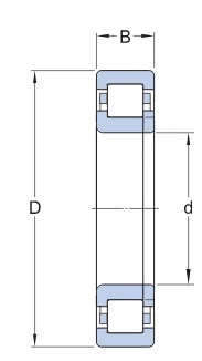 NUP307E Budget Cylindrical Roller Bearing 35mm x 80mm x 21mm - Ashley ...