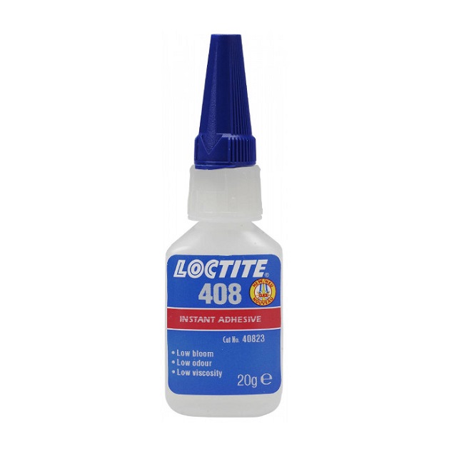 Loctite 408 x 20g Instant Adhesive - Ashley Bearings Ltd