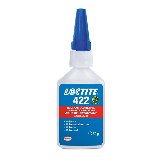 Loctite 422 x 20g General Purpose Instant Adhesive - Ashley Bearings Ltd