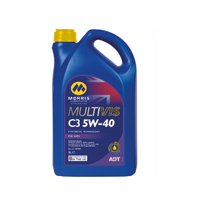 MORRIS Multivis ADT C3 5W-40 Automotive Engine Oil - Ashley Bearings Ltd