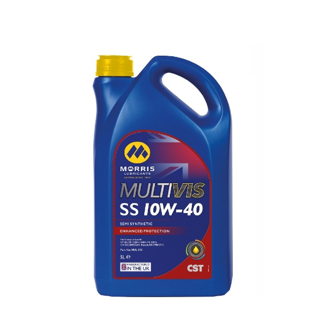 MORRIS Multivis CST SS 10W-40 Automotive Engine Oil - 5 Litres - Pack ...