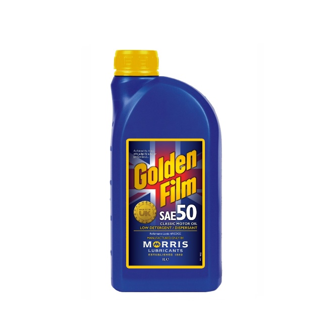 MORRIS Golden Film SAE 50 Classic Motor Oil - Ashley Bearings Ltd