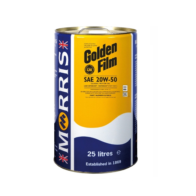 MORRIS Golden Film 20W-50 Classic Motor Oil - 205 Litres - Ashley ...