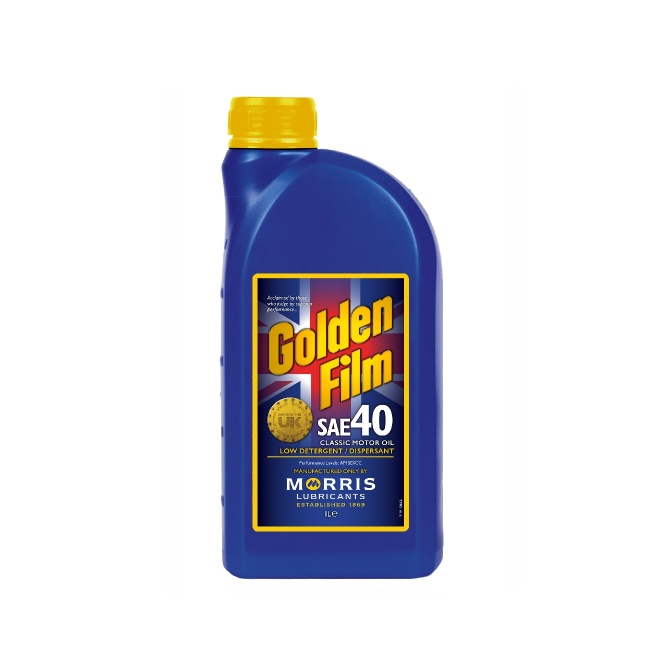 MORRIS Golden Film SAE 40 Classic Motor Oil - Ashley Bearings Ltd