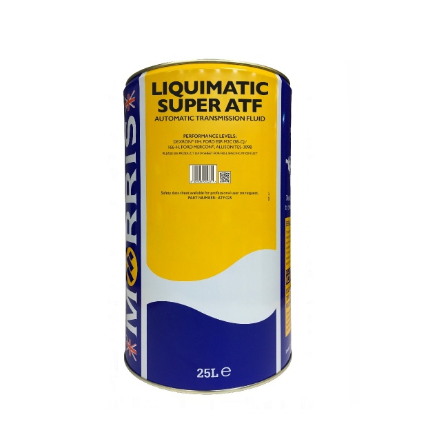 MORRIS Liquimatic Super ATF Transmission Fluid - 25 Litres - Ashley ...