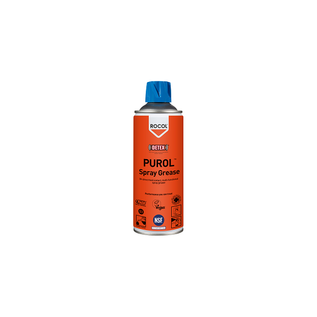 ROCOL 15631 Purol Spray Grease 400ML - Box of 12 - Ashley Bearings Ltd