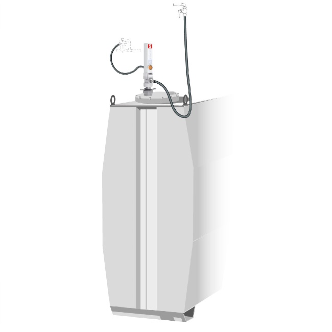 379003.003 SAMOA Pumpmaster 2 - 3:1 Ratio Air Operated Tank Mounted Oil ...