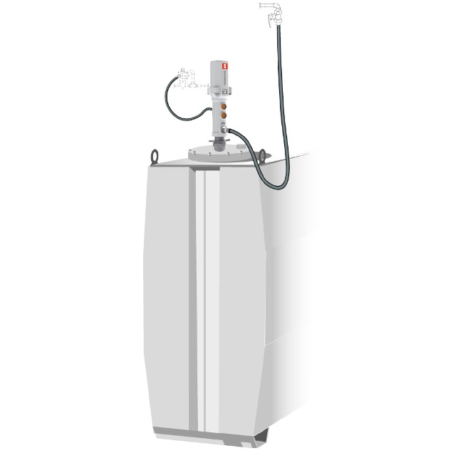 379503 SAMOA Pumpmaster 4 - 5:1 Ratio Air Operated High Volume Tank ...