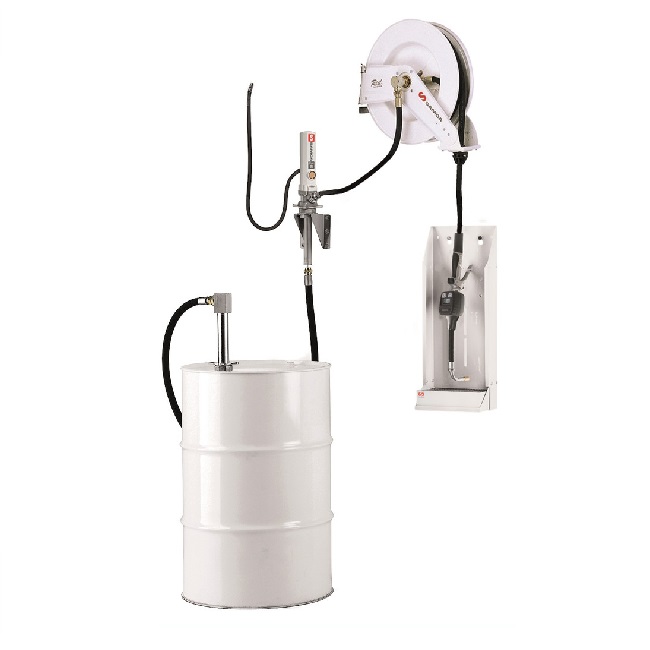 454653 SAMOA Pumpmaster 2 - 3:1 Ratio Air Operated Wall Mounted Oil ...
