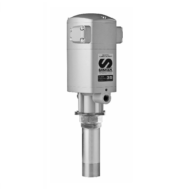535510 SAMOA Pumpmaster 35 - 5:1 Ratio Air Operated Bung Mounted Oil ...