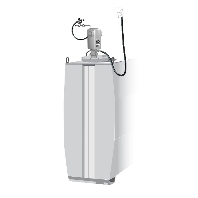 539831 SAMOA Pumpmaster 35 - 8:1 Ratio Air Operated Tank Mounted Oil ...