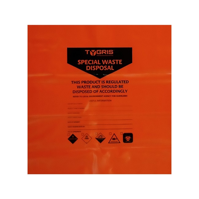 TYGRIS Special Waste Disposal Bags - SKC586 (Pack of 50) - Ashley ...