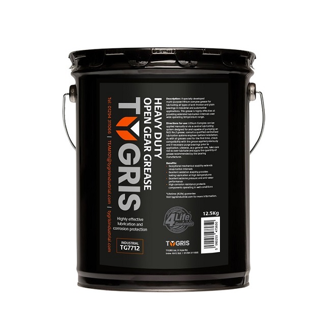 TYGRIS Heavy Duty Open Gear Grease 12.5kg - TG7712 - Ashley Bearings Ltd