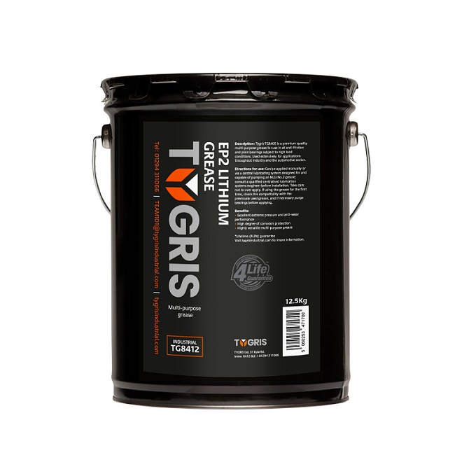 TYGRIS Lithium EP2 Grease 12.5kg - TG8412 - Ashley Bearings Ltd