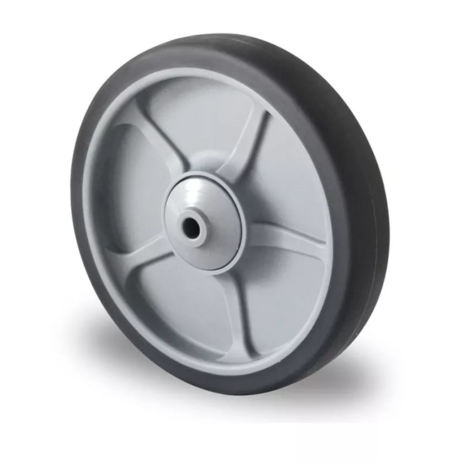 250P2G2D32 250mm Thermoplastic Rubber Wheel on Polypropylene Centre ...